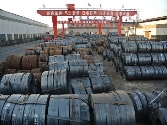 600mm Width S355 MC HR Steel In Strip / HRC Steel In Strips Pickled Piled With MTC EN 10204 / 3.1