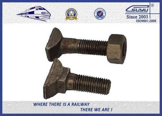 HS26 & HS32 T Style Railway Bolt Clamp Plain Oiled & Zinc Plated ,  Clip Bolt