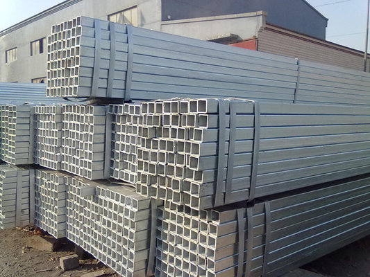 S235 / S275 / S355 Square Electric Resistance Welded Square Steel Pipes For Building, Bridge, Roof