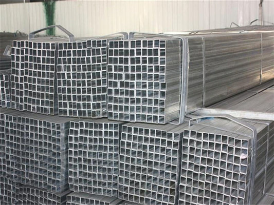 Square Electric Resistance Welded Steel Pipe / ERW Steel Tube For Motorcycle