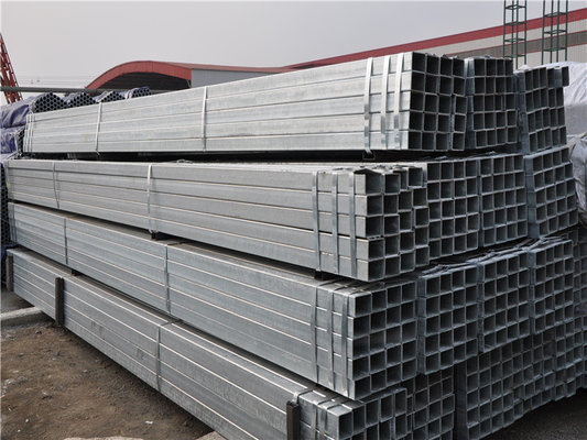 Square Longitudinally ERW Hot Rolled Steel Welded Structural Pipe / Tubes