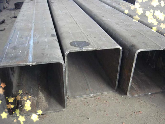 W.T 1.0mm - 17.75mm Square Electric Resistance Welded Steel Pipe / SS41 SS400 Structural Tubing