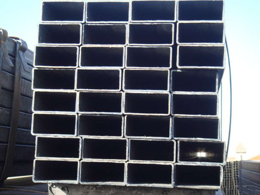 Welded Carton Steel Rectangular Tubing For Motorcycle Q235B Q345 A35