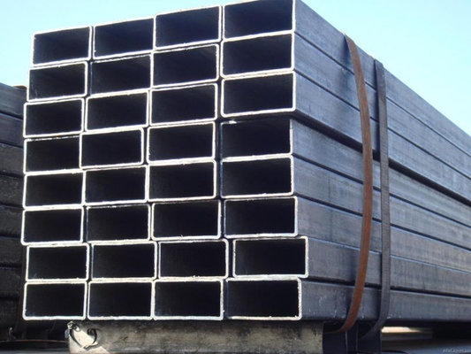 Thick Wall Rectangular Steel Tube Q345 Q235 / Hot Rolled Welded Steel Pipe