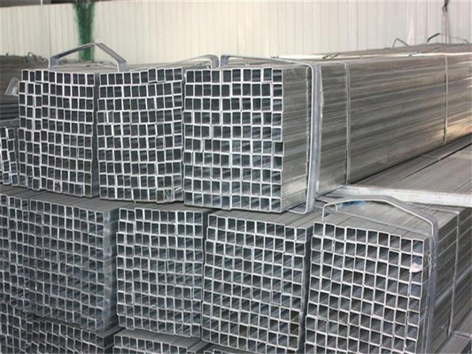 Standard Rectangular Steel Tube , Hollow Steel Sections Pipes GB BS3604