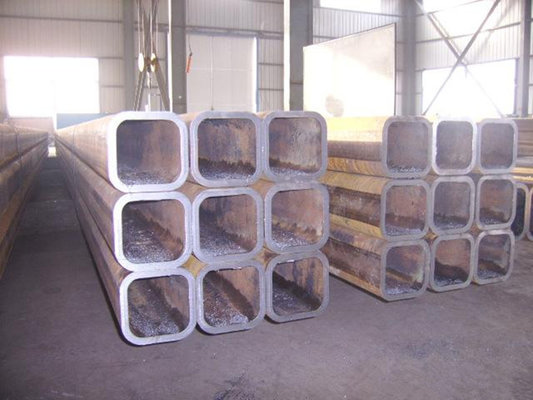 Q235 / Q345 Square and Rectangular Steel Tube For Mechanical Parts