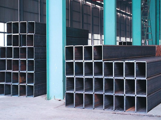 ERW Low Carbon Steel Tube Rectangular Anti Corrosion S235 S275 S355