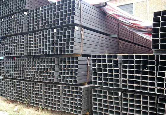 ASTM A53 A106 Rectangular Structural Steel Tubing Large Diameter BV SGS ISO
