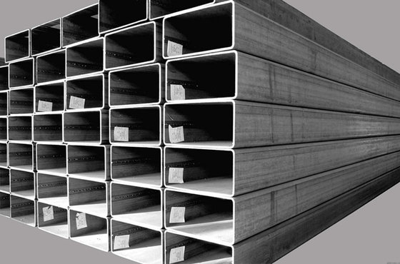 ASTM A53 A106 Rectangular Structural Steel Tubing Large Diameter BV SGS ISO