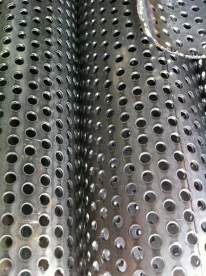 SS Perforated Metal Mesh Filter Tubes / Welded Steel Tubing 0.5mm - 50mm Thickness