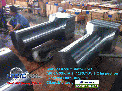 API Forged Block Heavy Alloy Steel Forgings For Offshore Oil Equipment