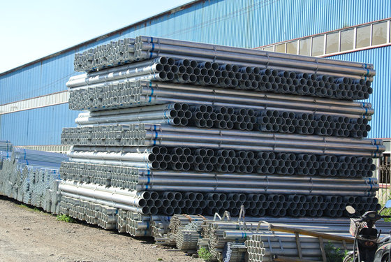 BS1139 / EN39 Scaffolding Welded Carbon Black Carbon Steel Pipes / Tubes