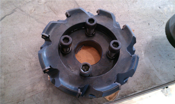 Standard adjusted speed Edge Milling equipment for steel plate , sand blasting equipment