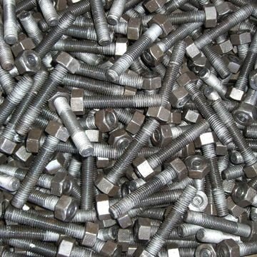 ANSI / ASME Standard Galvanized / Cadmium Stainless Steel Stud Bolts And Nuts OEM / ODM