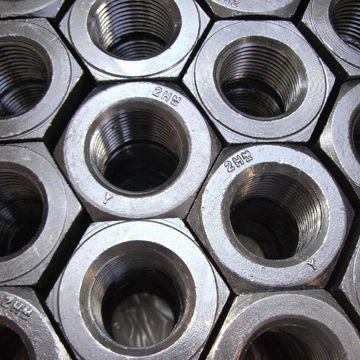 1/4 to 4-inch Nickel Plated Surface Carbon Steel Nuts, OEM / ODM Stud Bolts And Nuts