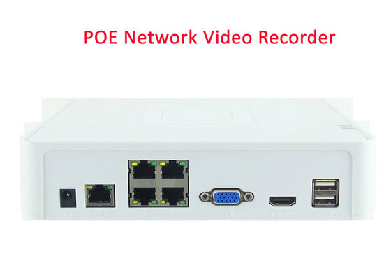 Wide Dynamic Range IP Camera POE NVR Kit Network Surveillance System