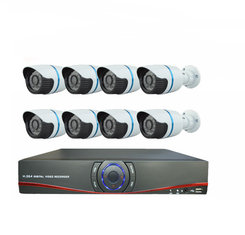 China 3.6mm Security Camera Set 1000tvl DVR Cctv Kamera Kit System 8ch supplier