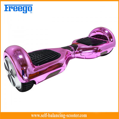 Metallic 6.5'' Self Balancing Scooter Chrome Two Wheeled Electric