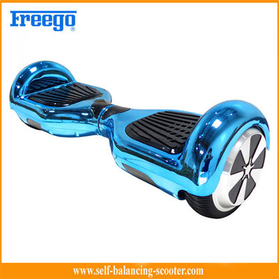 Blue Chrome Plated Two Wheel Hoverboard Self Balance Environmental Protection