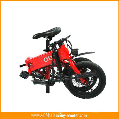 Robstep Electric Boost Bicycle Lightweight Folding Bike With Hidden Battery