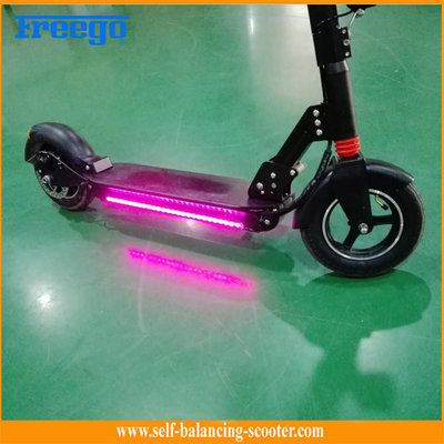 10 Inch Wheel 500w Electric Kick Scooter / Lithium Battery Skateboard For Adults