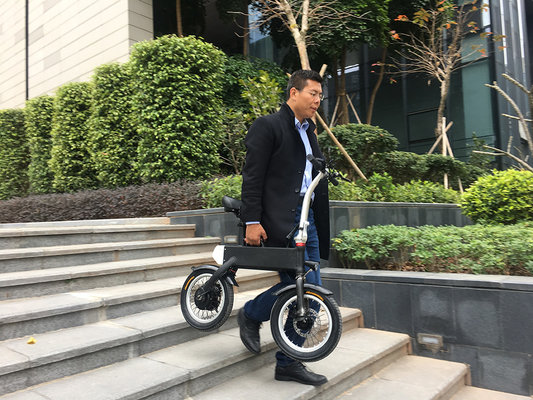 Adults Two Wheel Folding Electric Boost Bicycle With Display Screen