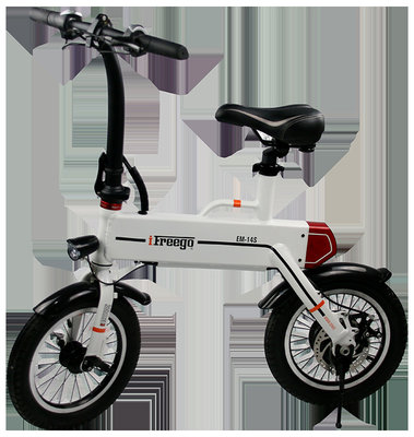 Green Power Foldable Electric Scooter , 12" Electric Wheel Bike