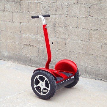 Red Two Wheel Self Balancing Smart Electric Scooter With GPS Tracking System