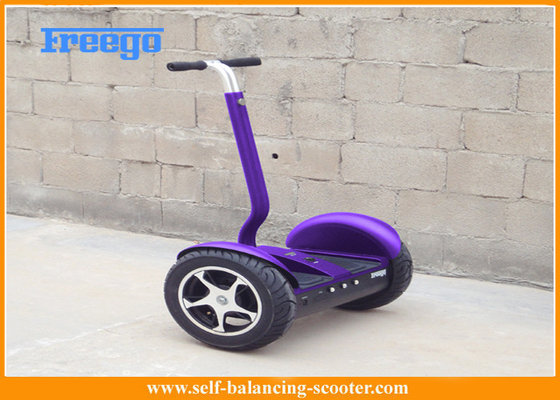 Electric 2 Wheel Self Balancing Scooter Lithium Battery Purple For City