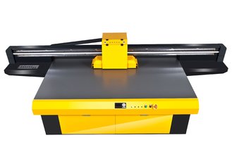 2.5x1.3m UV Flatbed Printer With High Precision Epson Printing Head