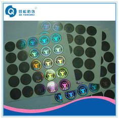 Laser Die Cutting Labels , Custom Holographic Security Labels Printer