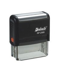 Deskmate rectangle self inking rubber stamps, Return address stamp, Bank Deposit stamps