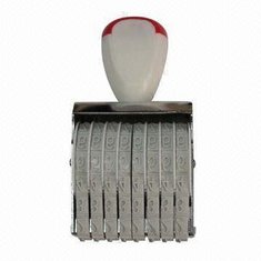 Roller Number/Automatic Stamp, Made of ABS, Customized Logos are Accepted