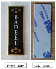 Printed Metal Self Adhesive Stickers , Die Cutting Stickers For Electronic Equipments