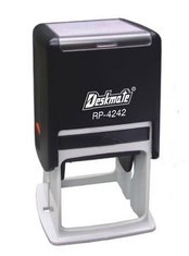 Personalized Deskmate square Monogram and Wedding self inking rubber stamps