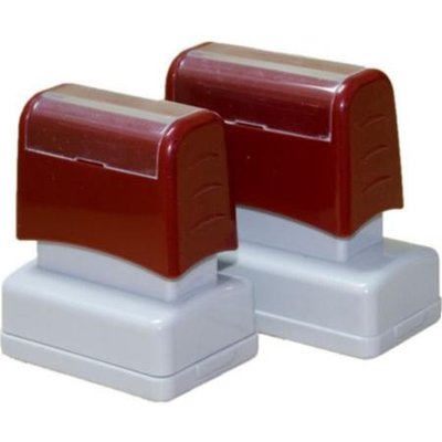 Pre Ink Rubber Flash Stamp holds enough ink for thousands of impressions