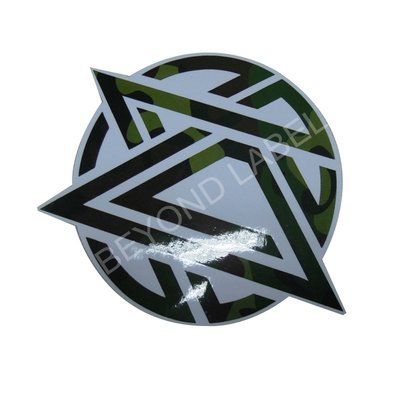 Logo Printed Promotion Die Cut Labels Waterproof Custom label Stickers
