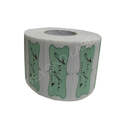 Roll Matte Mailing Labels Customized Adhesive Paper Logo Label Stickers