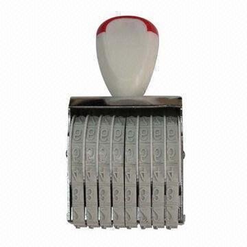 Roller Number/Automatic Stamp, Made of ABS, Customized Logos are Accepted