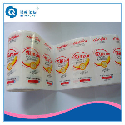PVC Transparent roll adhesive label / Self Adhesive Clear PVC Labels For Plastic Bottles