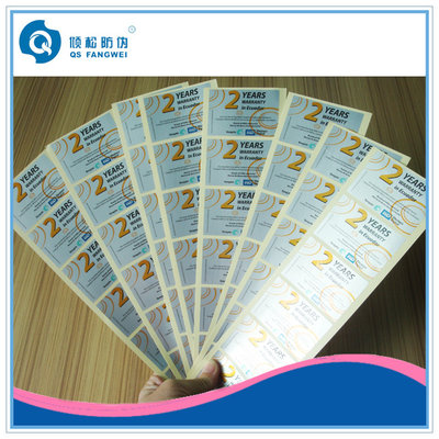 Gloosy Lamination Self Adhesive Plastic Labels For Electronic Products Packaging