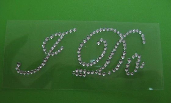 Acrylic Stone Printed Adhesive Stickers Sheets For Mobile Phone Decoration