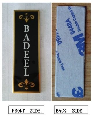 Printed Metal Self Adhesive Stickers , Die Cutting Stickers For Electronic Equipments
