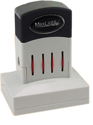 Dual foam and Rectangle stock office pre inked date stamp Z20 for paid, received, faxed, emailed
