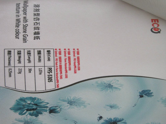 Indoor Inkjet Printing Media Large Format Vinyl Wallpaper Solvent