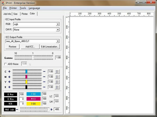 A Starjet Inkjet Printer Spare Parts IPrint RIP Printer Software