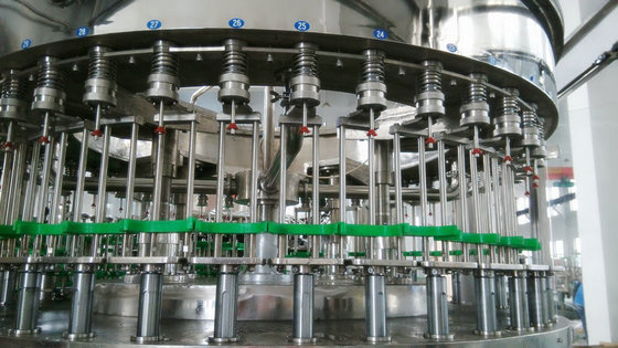 Industrial 3 In 1 Automatic Liquid Bottle Filling Machine For PET Bottles 1000bph - 24000bph