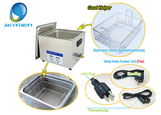 Practical Lab Ultrasonic Cleaning Equipment 10L With 80W - 200W