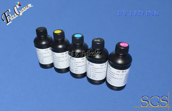 UV Led Curable Ink for Epson Pro4800 Wide Format Inkjet / Flatbed Printer ink, 8 Color UV light ink