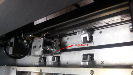 Black Digital Label Cutter AC 220V A4 Size  For Paper Sticker Label